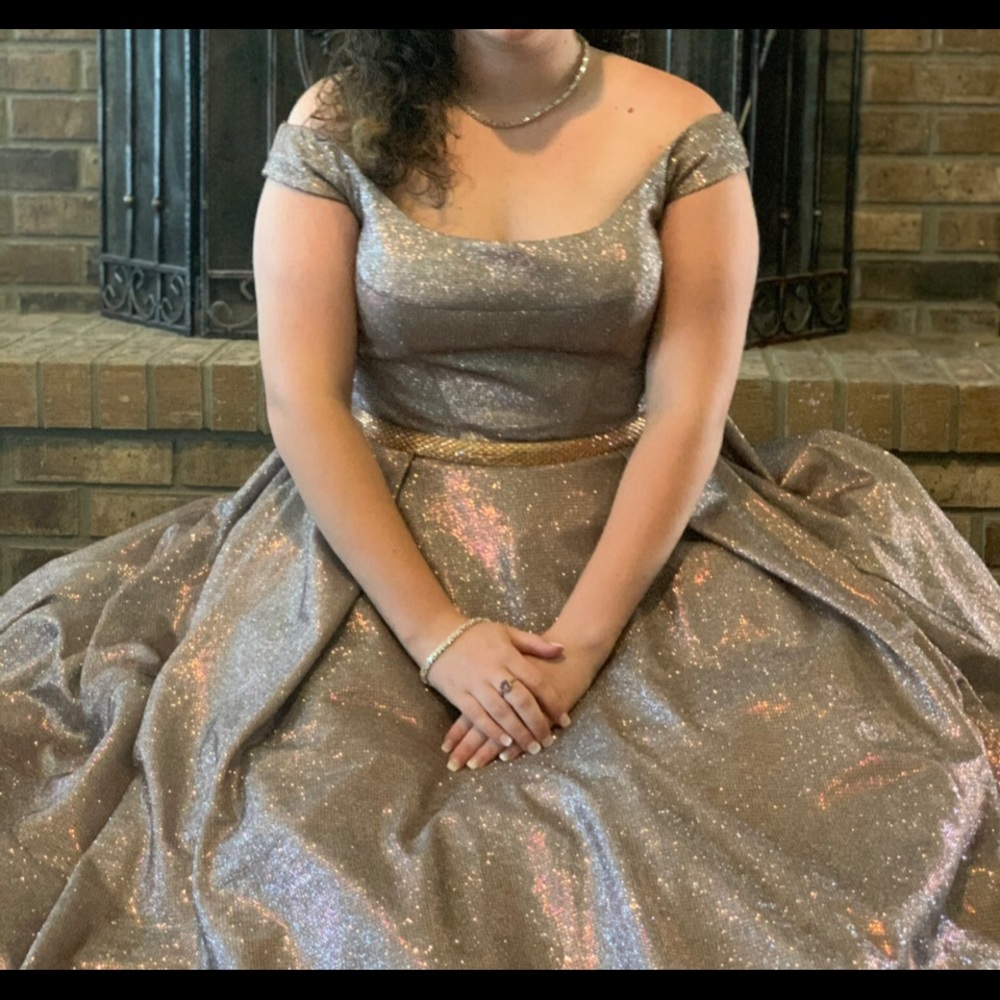 Bronze Prom Dress - Gem